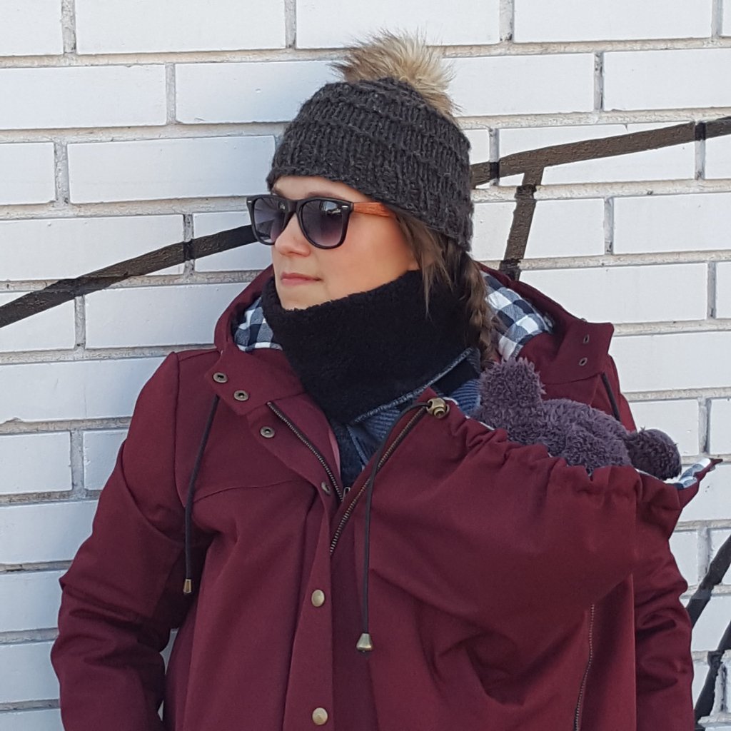 How to: Make a Baby-Wearing Neck Warmer
